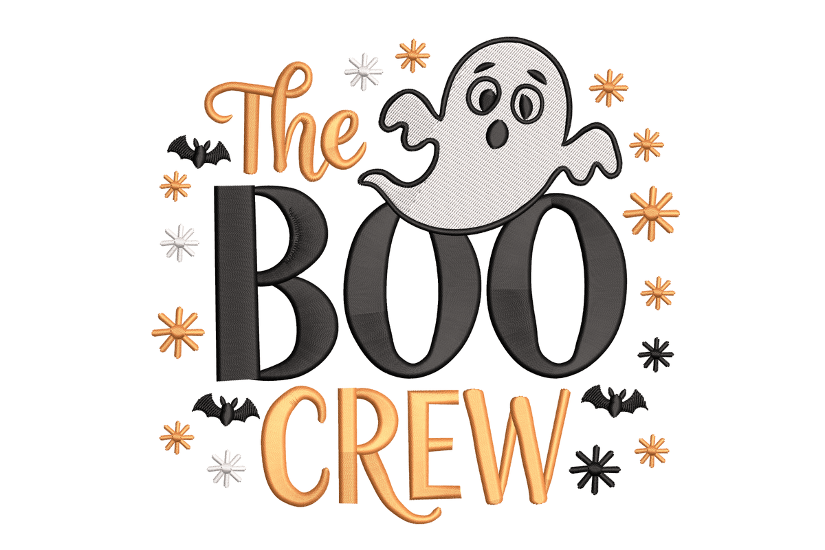 The Boo Crew – Halloween Ghost Machine Embroidery | Embroidize