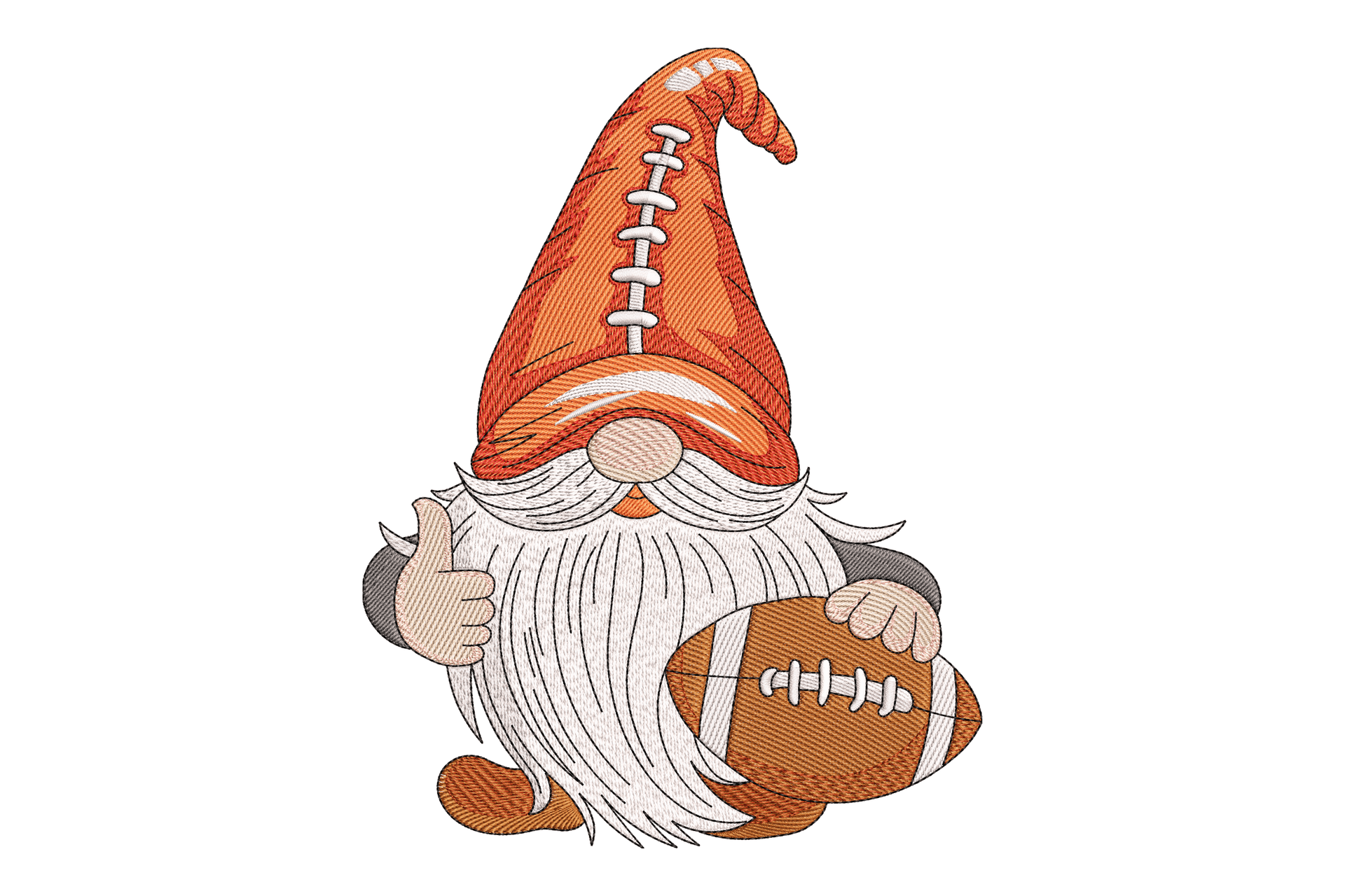 Football Gnome – Machine Embroidery Design | Embroidize