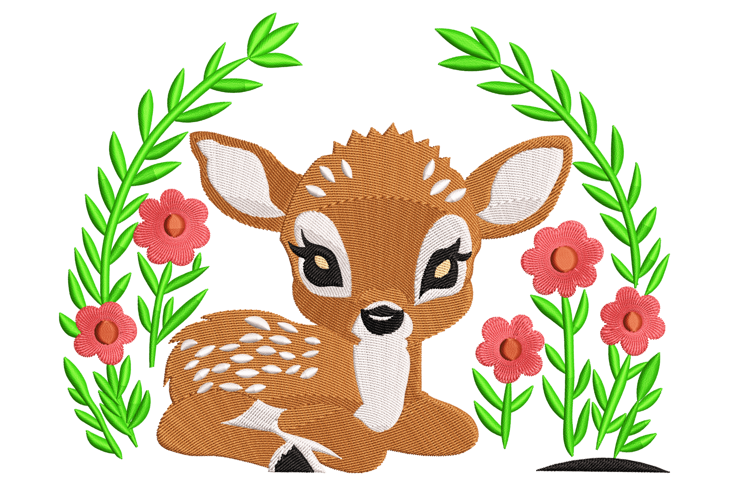 Cute Baby Deer – Machine Embroidery Design | Embroidize
