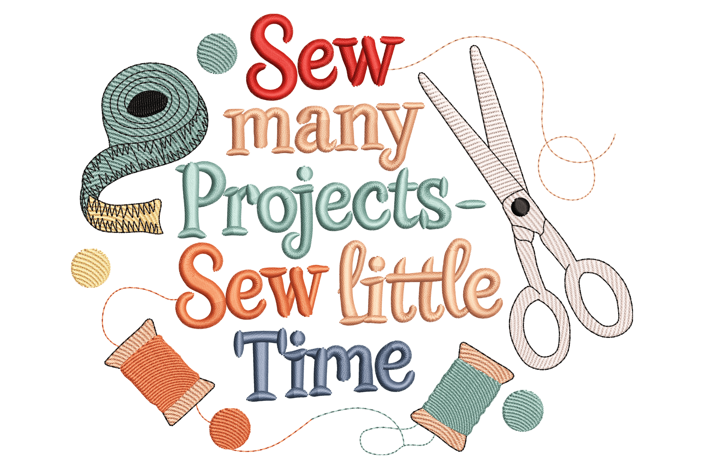 Sew Many Projects, Sew Little Time – Embroidery Design | Embroidize