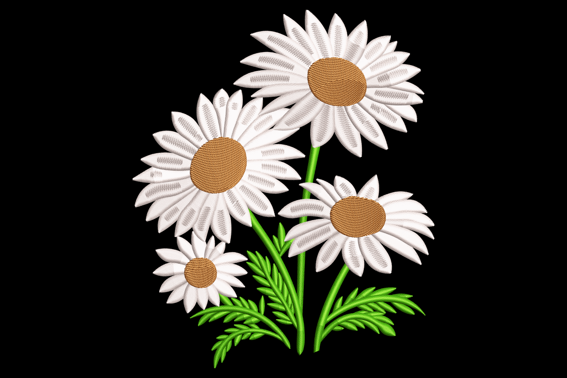 Daisy Bouquet – Daisies Machine Embroidery Design | Embroidize