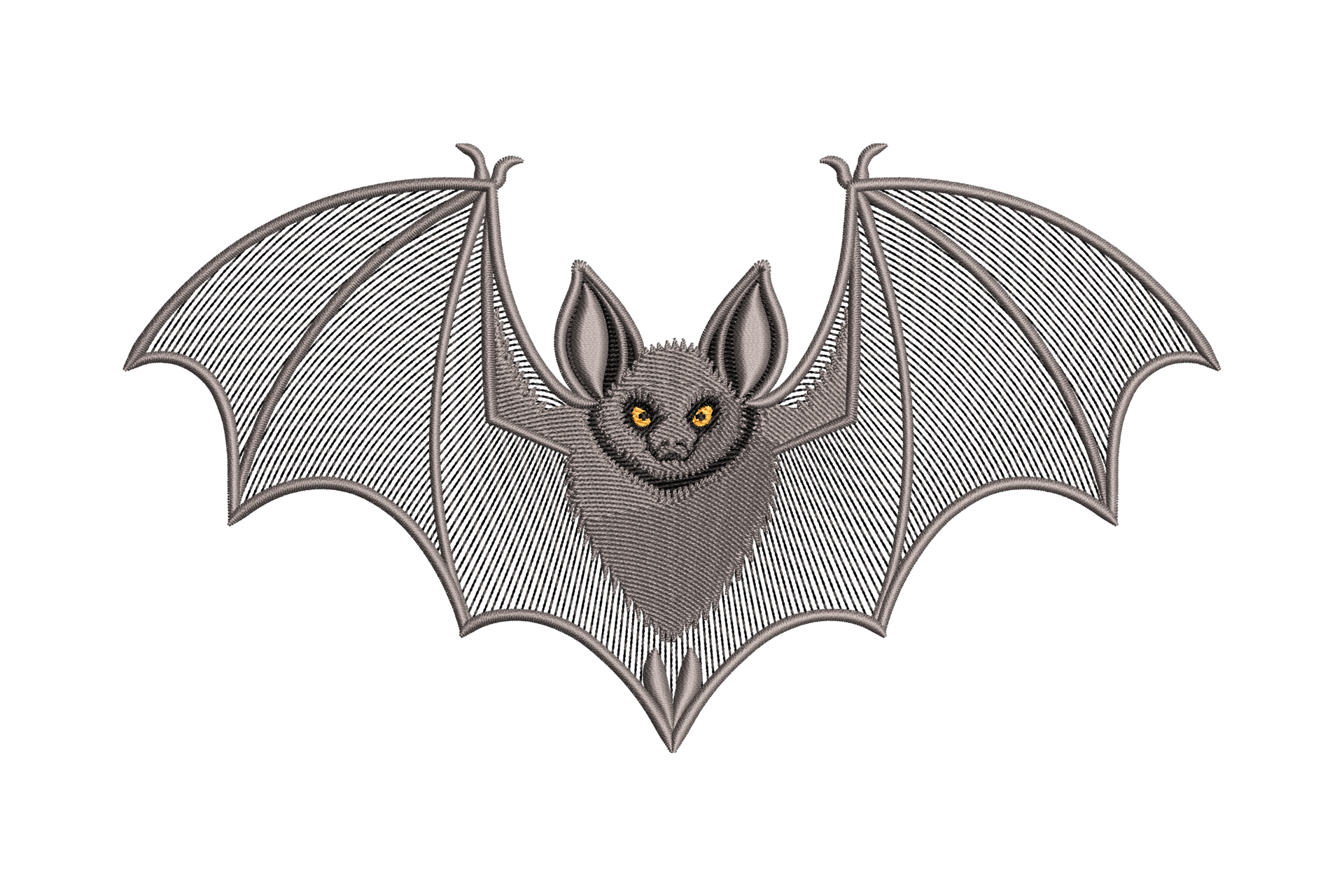 Flying Bat – Halloween Machine Embroidery Design | Embroidize