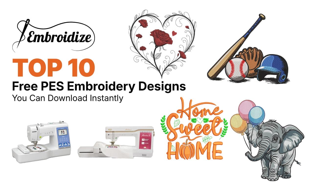 Top 10 Free PES Embroidery Designs You Can Download Instantly ...