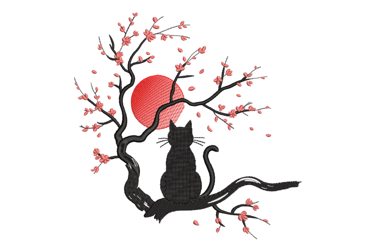 Free Cat & Kittens Embroidery Designs | Embroidize